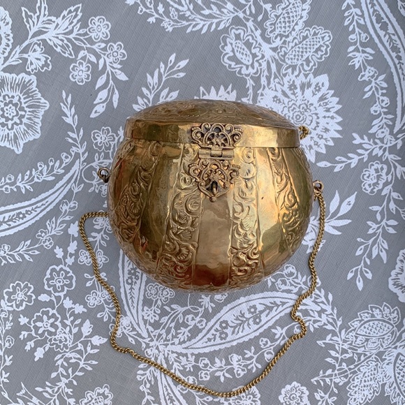 Bags | Vintage 193s Brass Purse | Poshmark